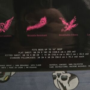 Ed Hardy | Bedding | Ed Hardy 6 Piece Queen Sheet Set | Poshmark
